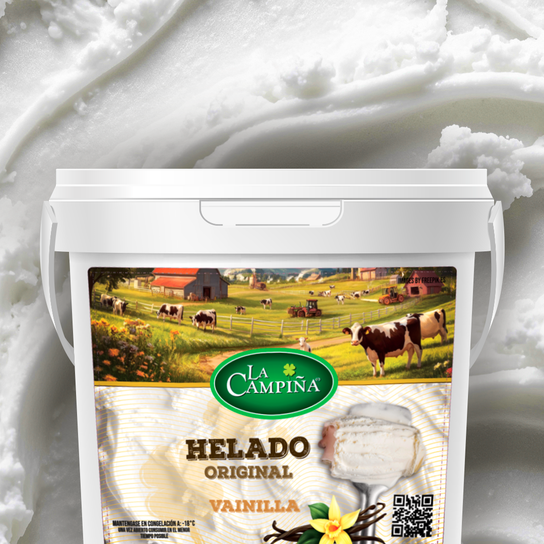 Balde de helado 2 litros - La Campiña